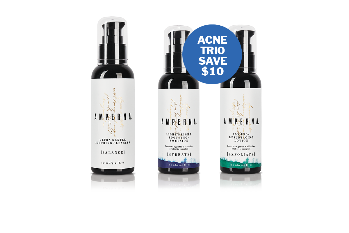 Acne Trio | Probiotics For Acne | AMPERNA®